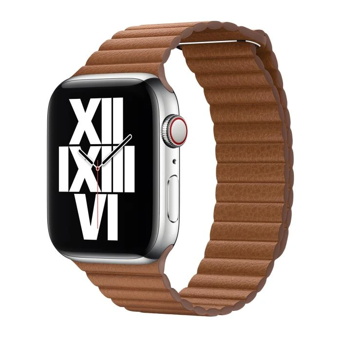 Apple Leather Loop Apple Watch medium 42mm / 44mm / 45mm / 49mm Saddle ...